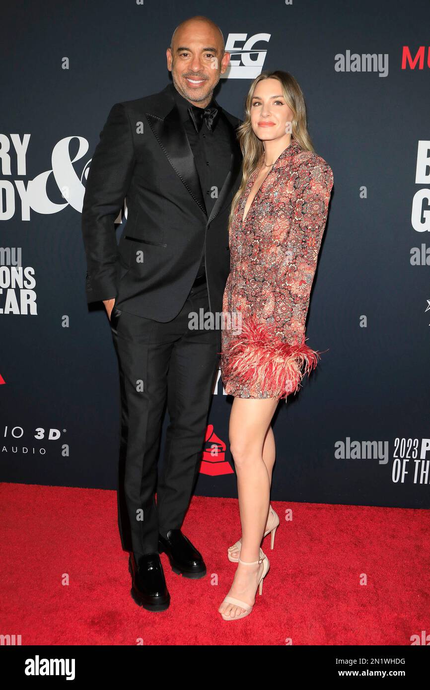 LOS ANGELES - DEC 3: Harvey Mason Jr, Jeannine Sharp at the 2023 MusiCares Persons of the Year ...