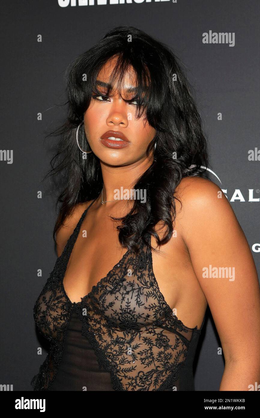 LOS ANGELES - DEC 5: Amber Mark at the Universal Music Group's 2023 Grammy After Party at the ...