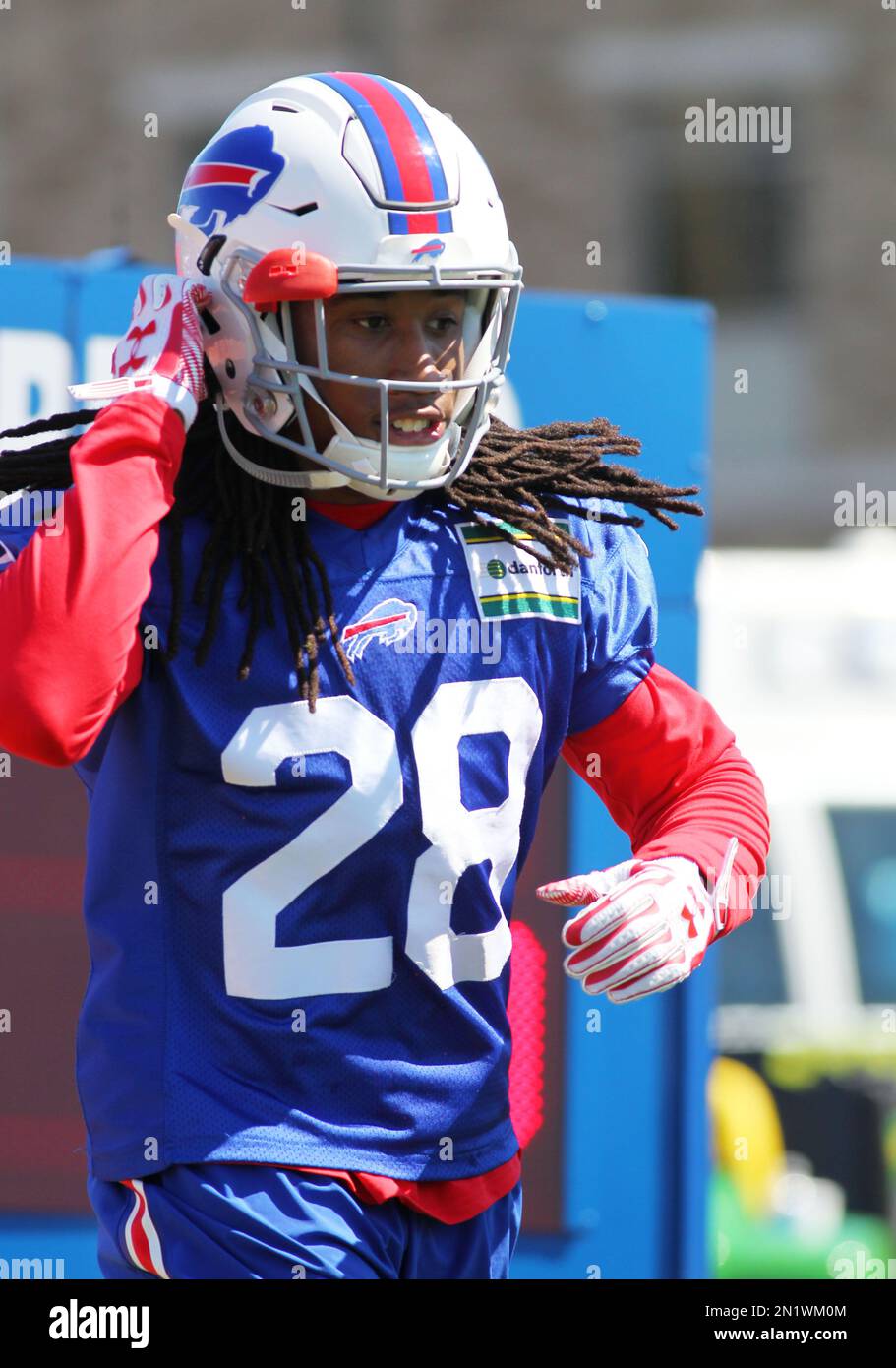 Buffalo Bills corner back Ronald Darby walks onto the field during ...