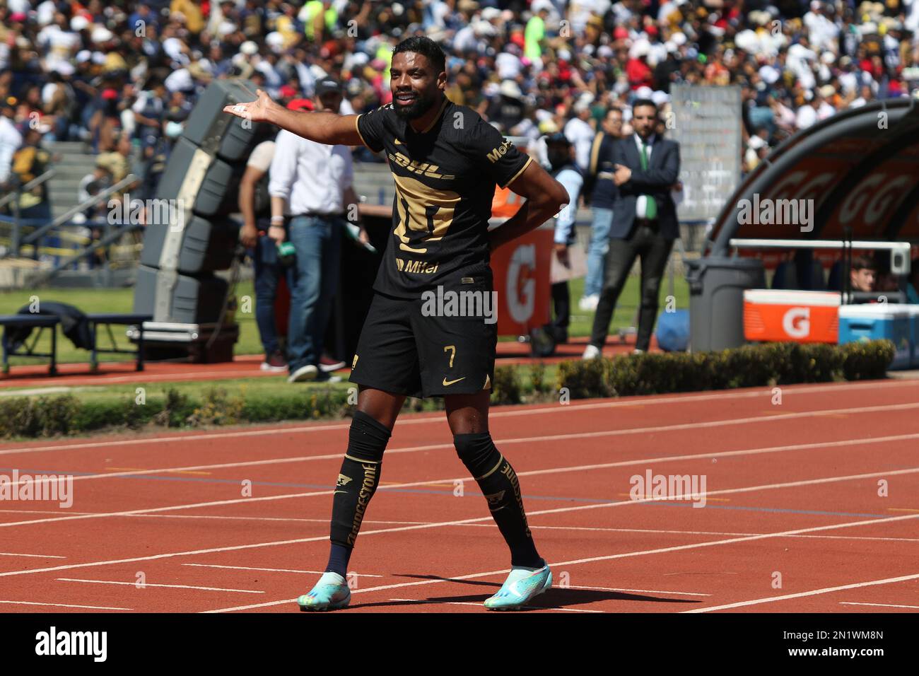 February 5, 2023 in Mexico City, Mexico: Diogo De Oliveira of Pumas ...