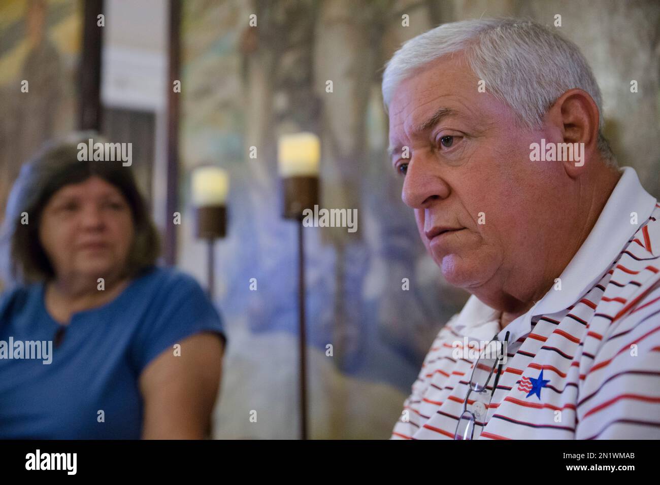 In this Tuesday, July 28, 2015 photo Ken Kreuter, alongside Pat Murray ...