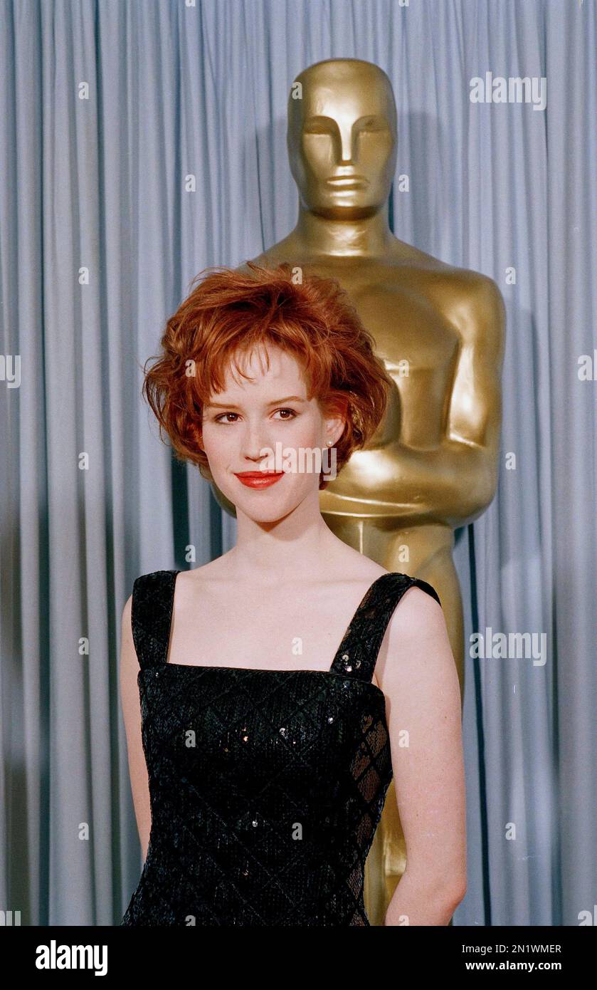 Young actress Molly Ringwald is pictured at the Dorothy Chandler ...