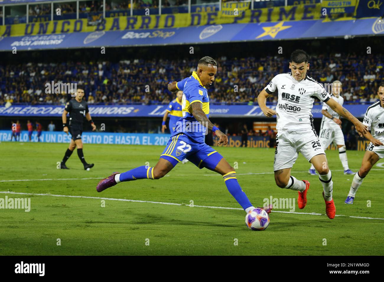 Sebastian Villa Boca Jrs Soccer Player Stock Photo - Alamy