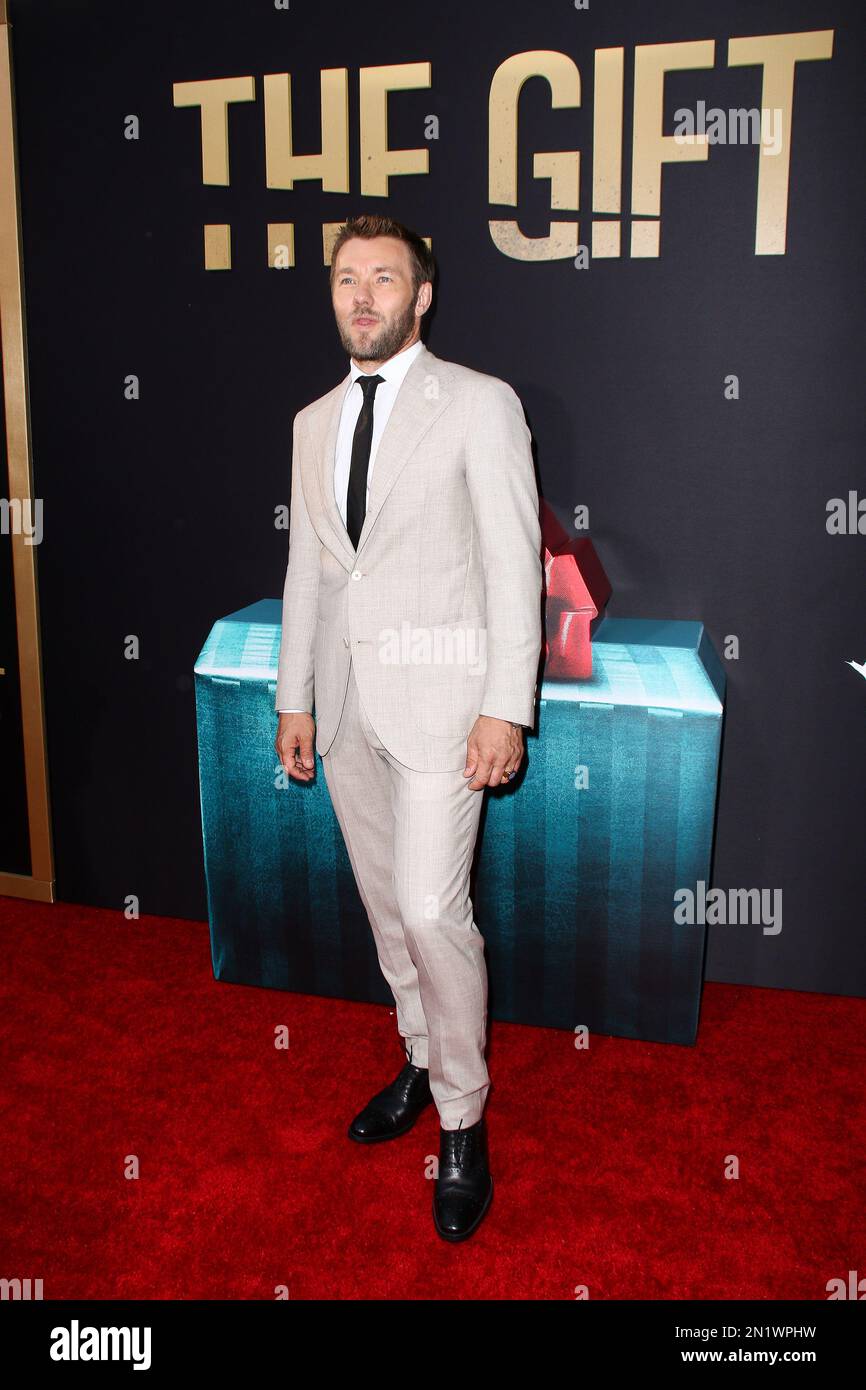 Joel Edgerton arrives at the LA Premiere of "The Gift" held at Regal ...