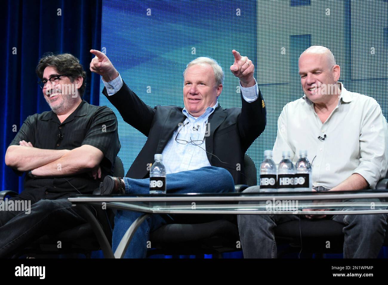 Actor Alfred Molina, from left, writer/executive producers William F ...