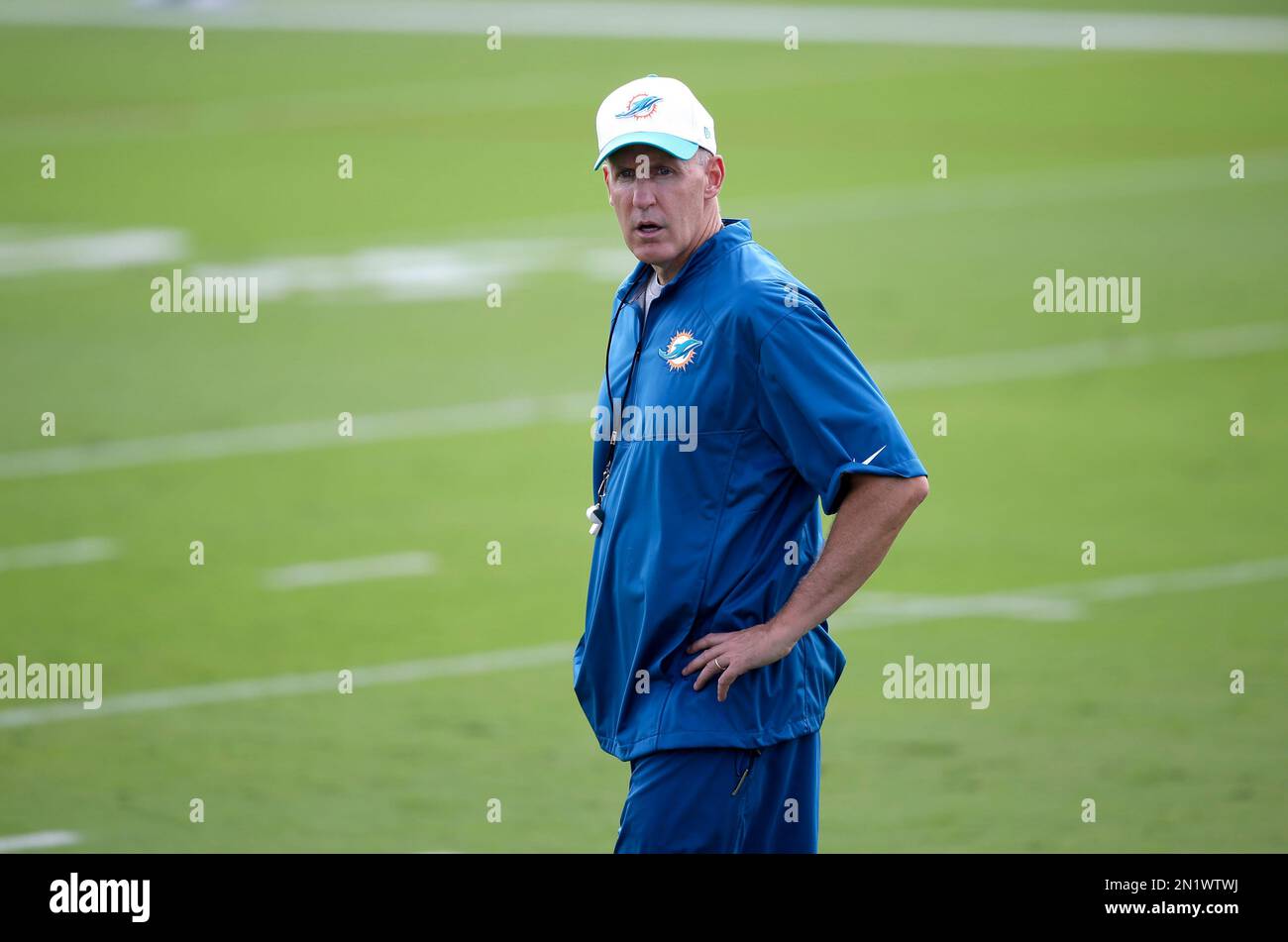 Miami Dolphins head coach Joe Philbin looks on at the teams NFL ...