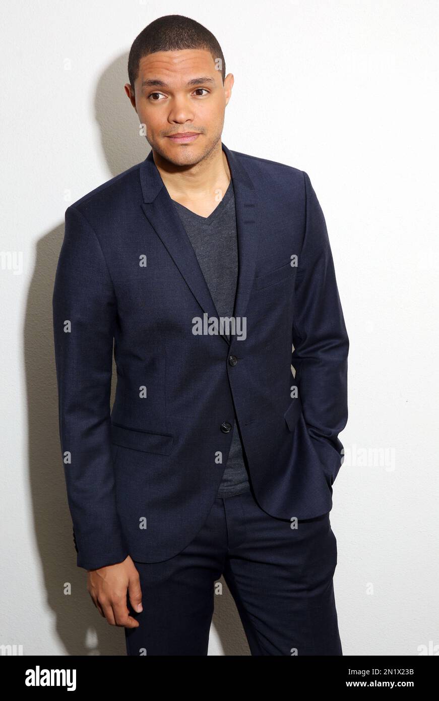 Trevor Noah poses for a portrait at The Beverly Hilton in Beverly Hills ...