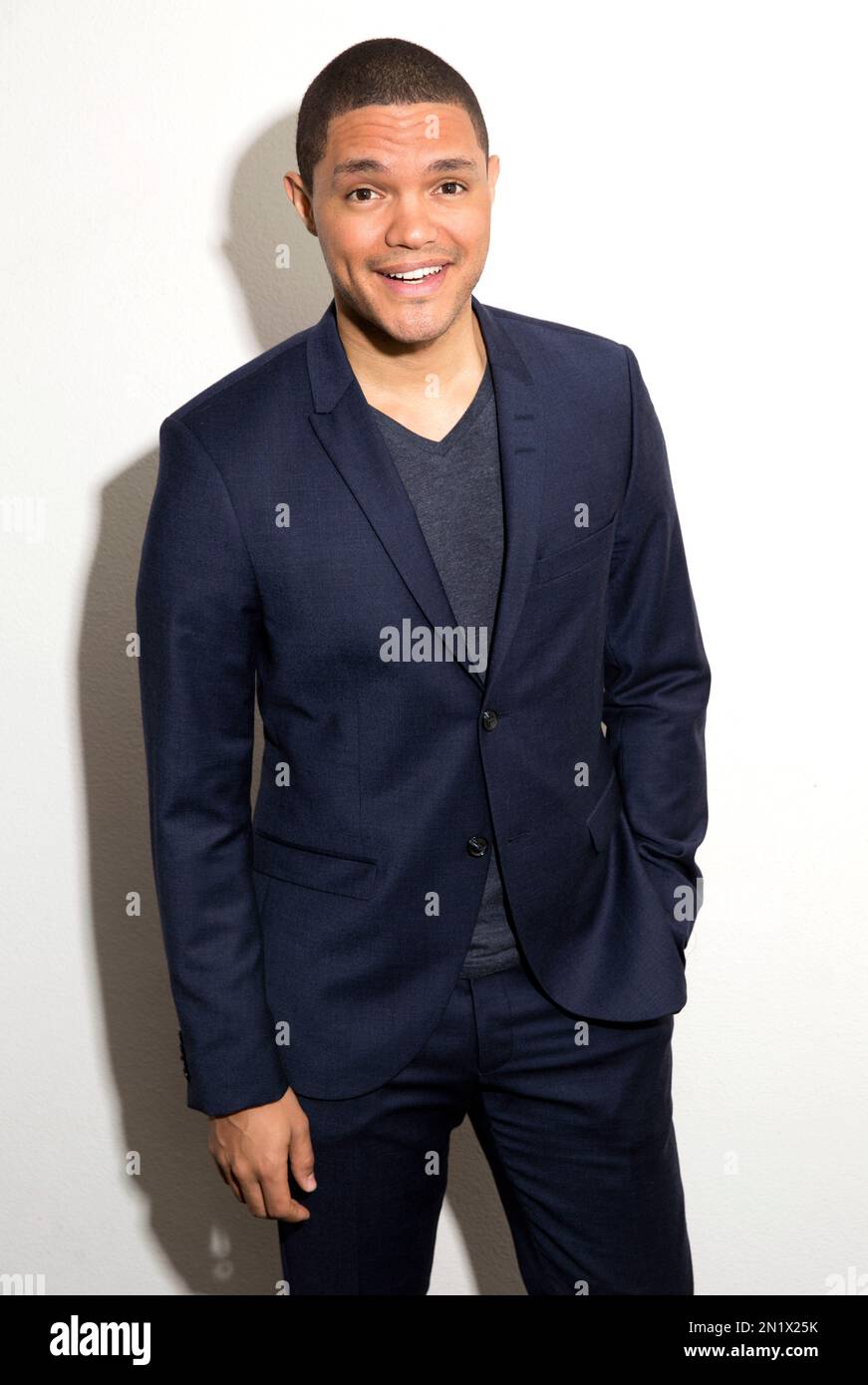 Trevor Noah poses for a portrait at The Beverly Hilton in Beverly Hills ...