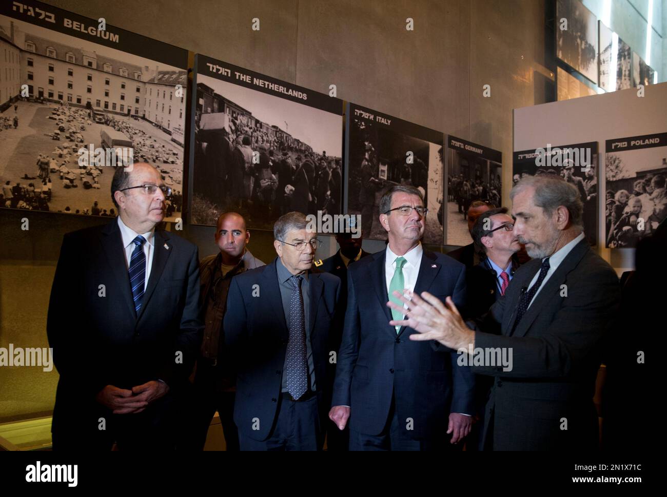 David Zilbershlag, right, guides U.S. Defense Secretary Ash Carter ...