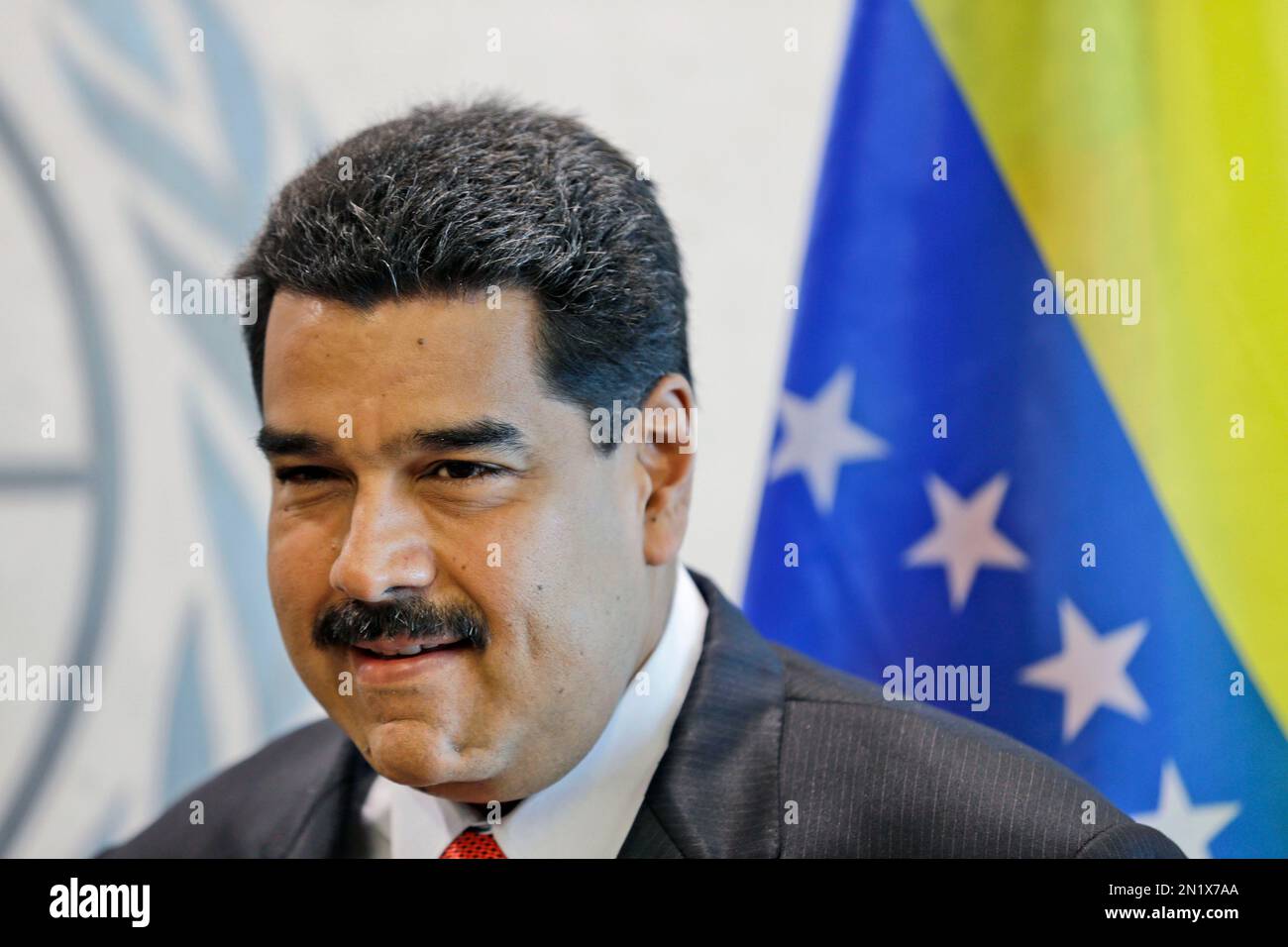 Venezuelan President Nicolas Maduro poses for a picture at United ...