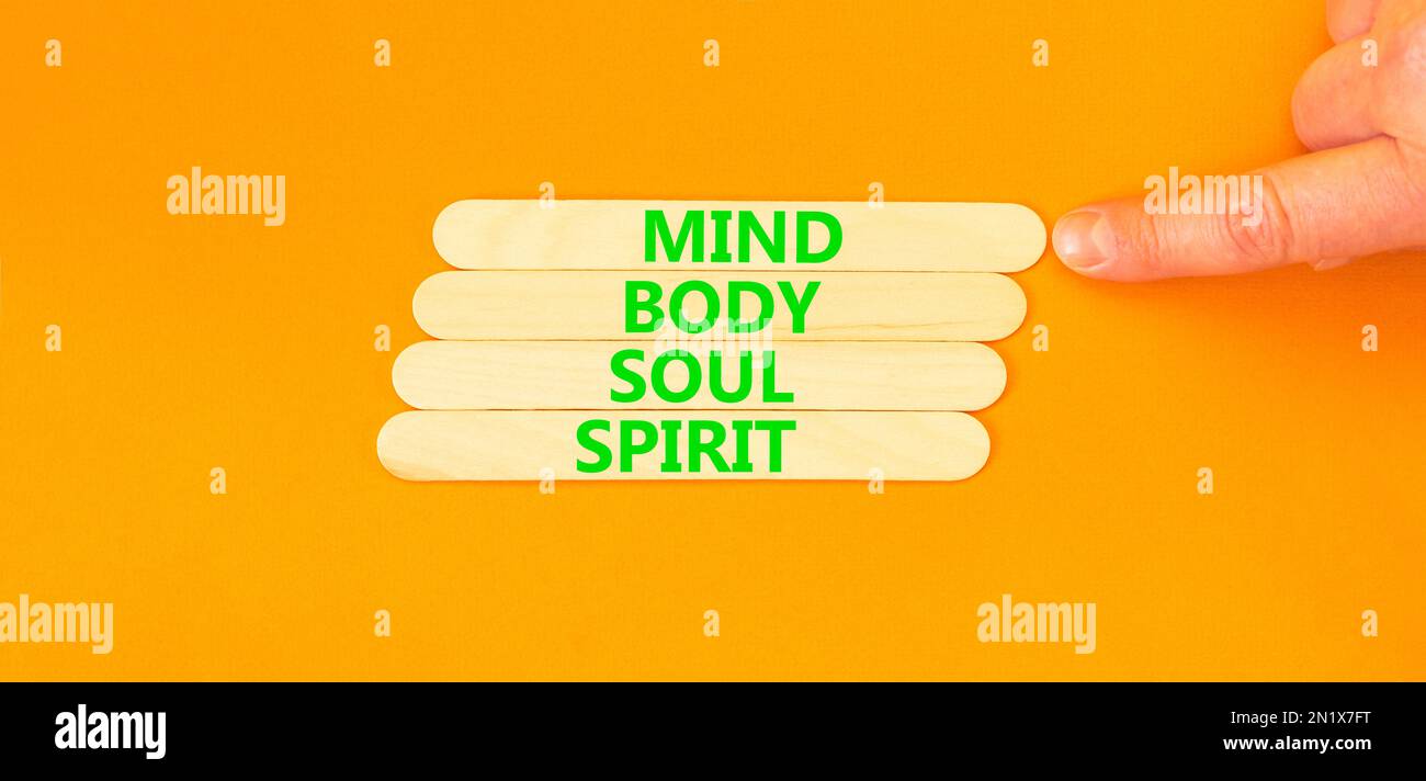 Mind body soul spirit symbol. Concept words Mind Body Soul Spirit on ...