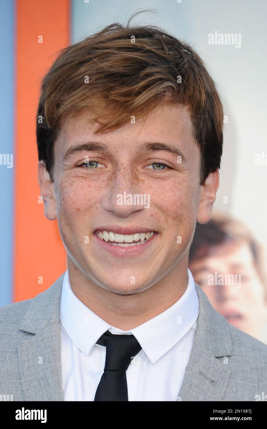 Skyler Gisondo arrives at the LA premiere of "Vacation" held at the ...