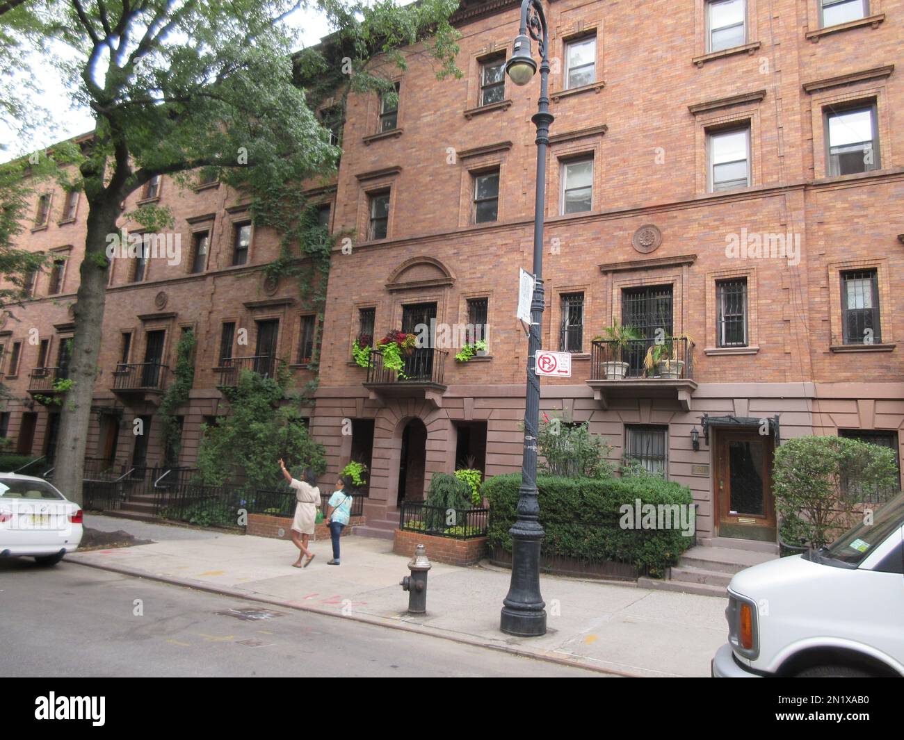 This June 25, 2015 photo shows a quiet streetscape in the St. Nicholas ...