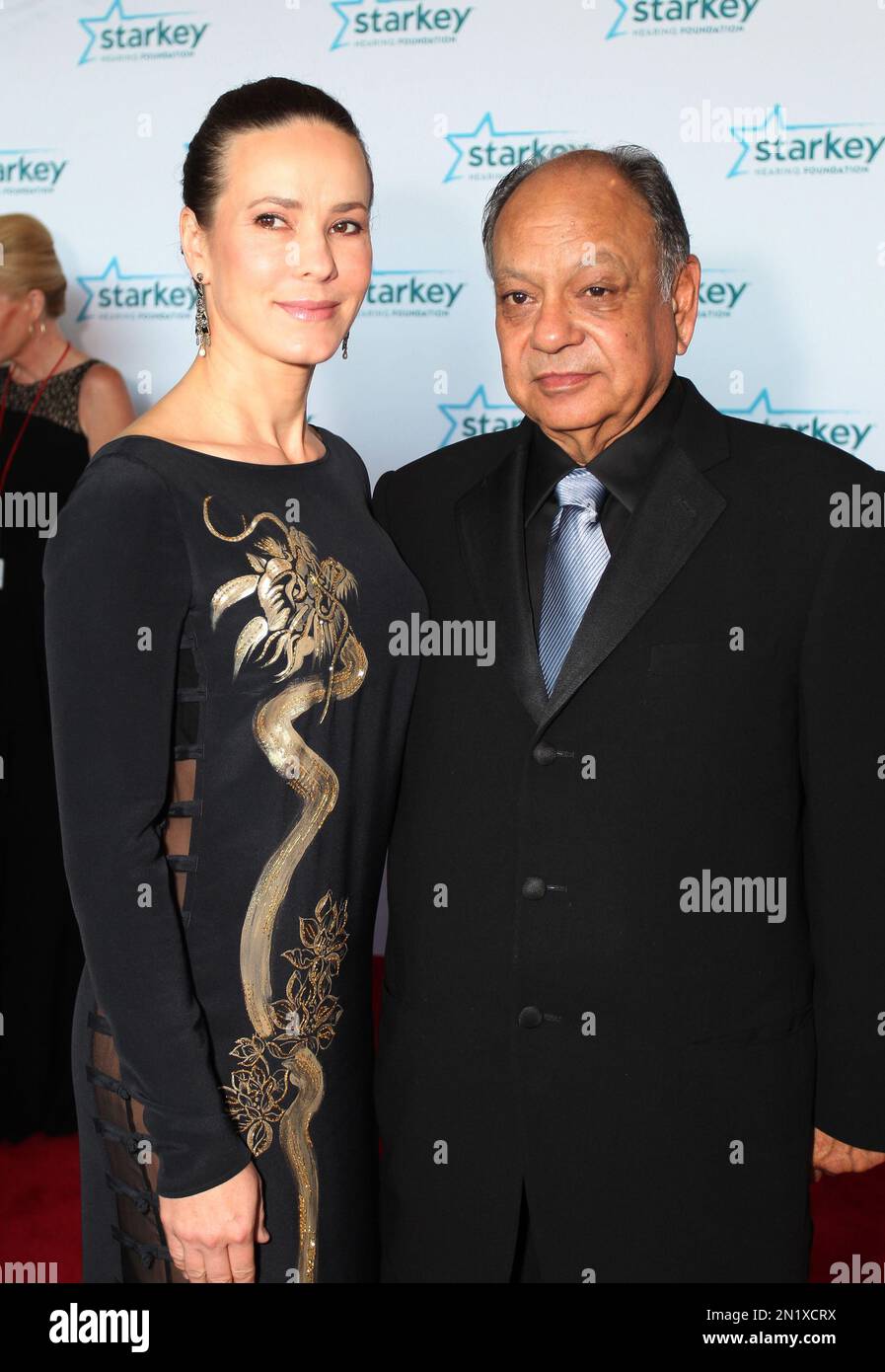 Cheech Marin and Natasha Rubin at the Starkey Hearing Foundation So The ...