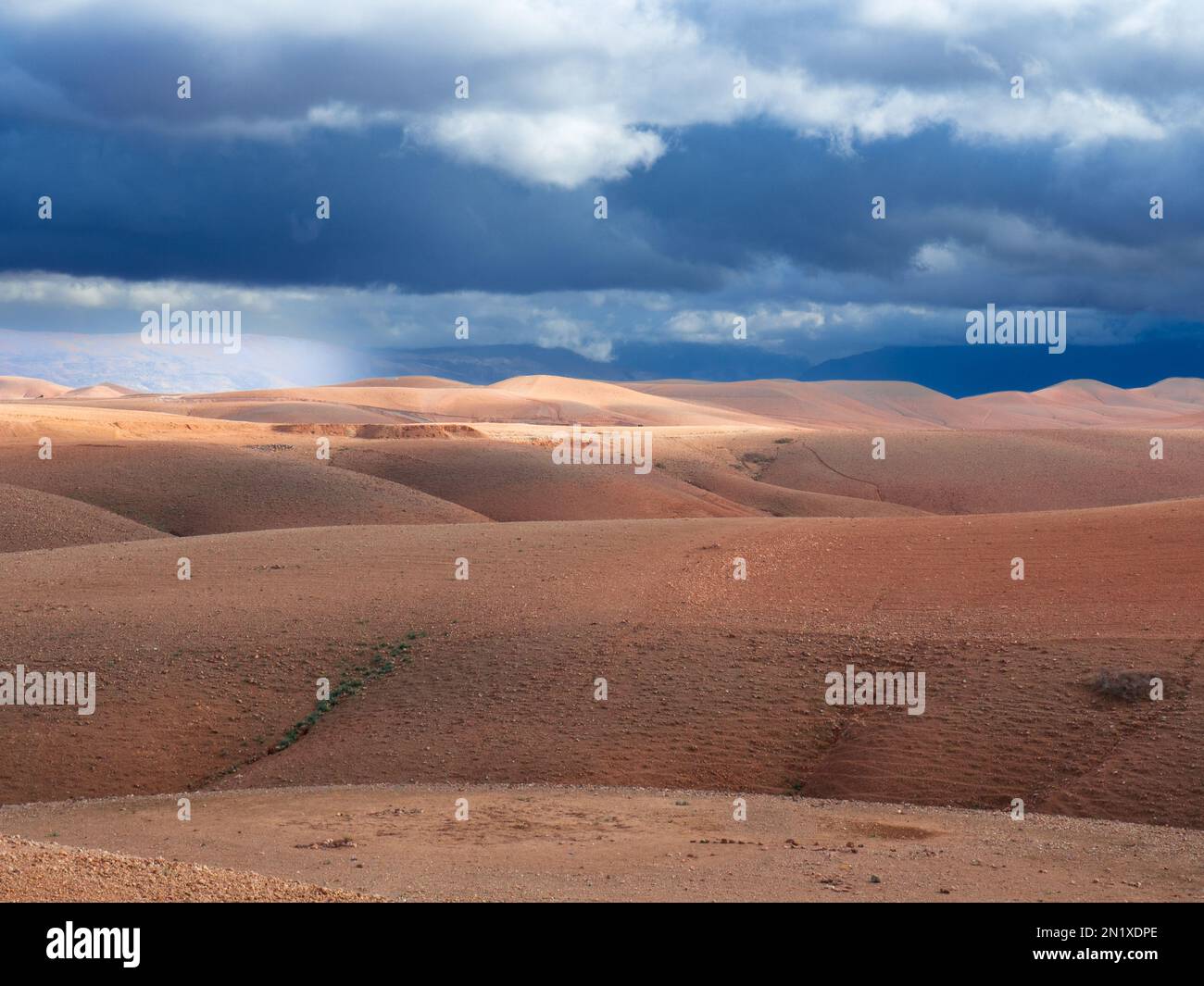 Agafay desert in Marrakech Morocco Stock Photo - Alamy
