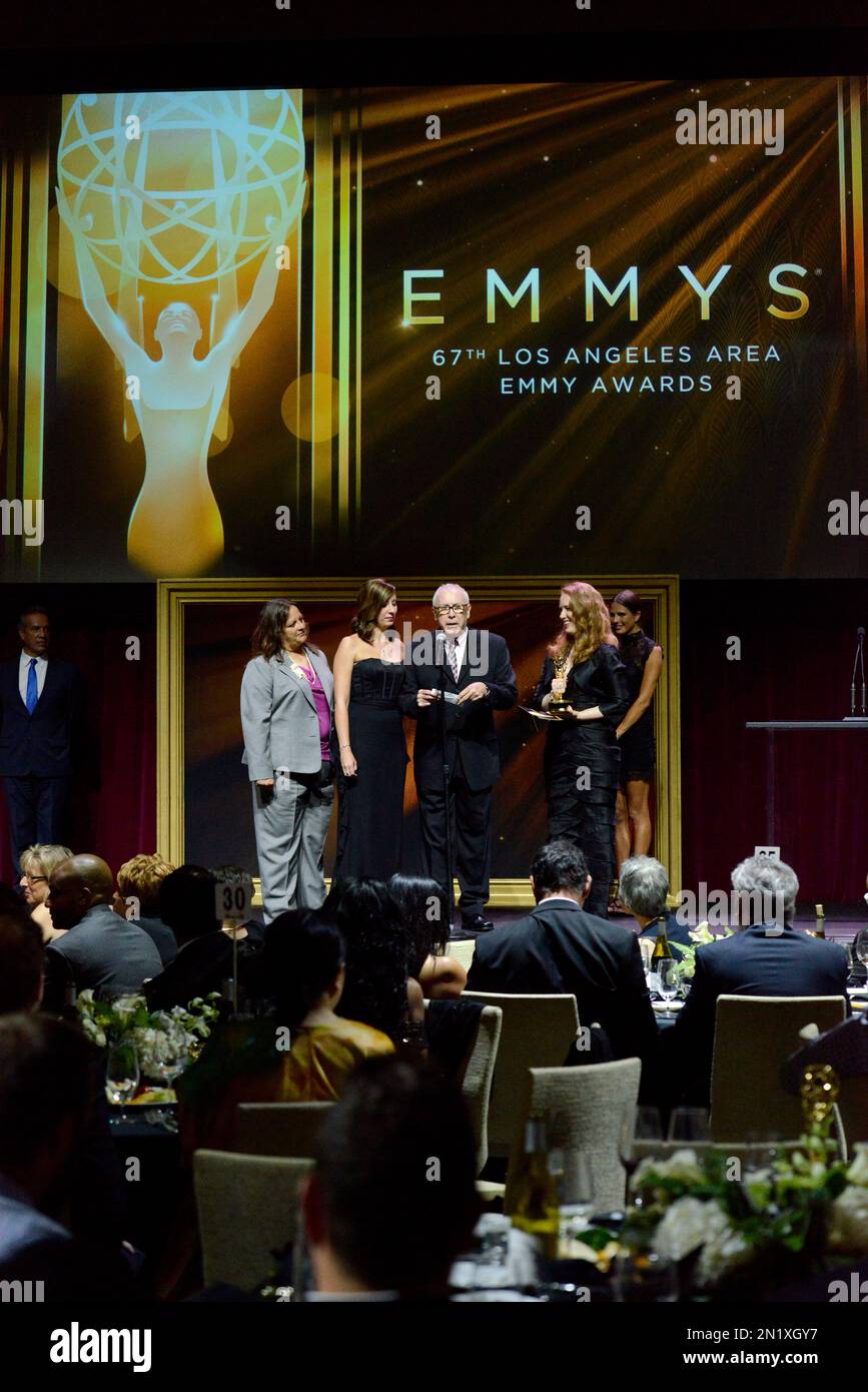 PBS SoCal producers Kate Johnson, and from left, Brenda Brkusic, Ted ...