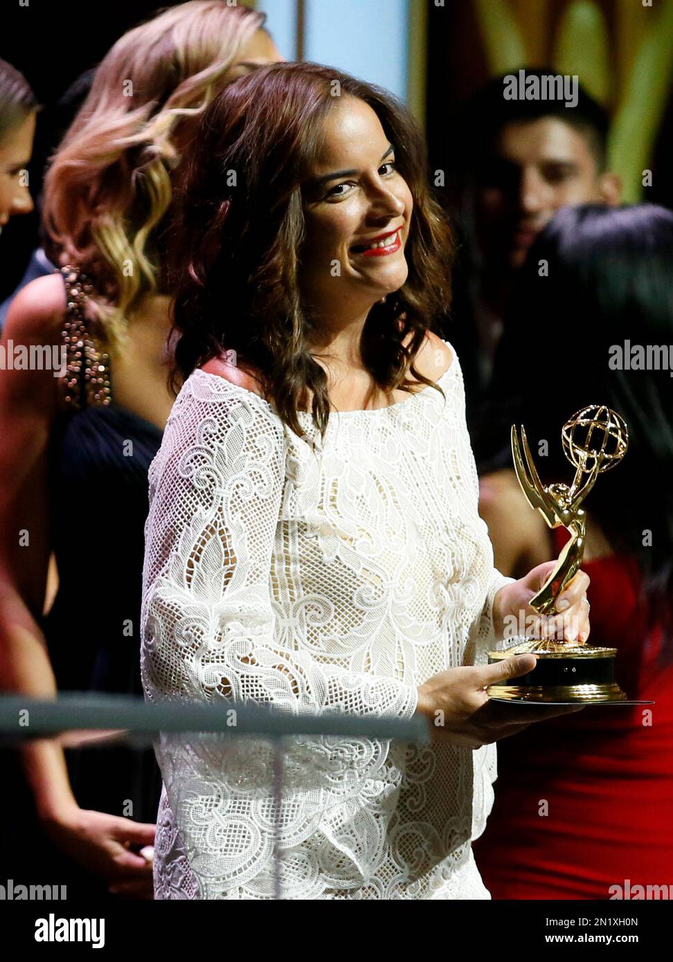 KNBC4's Marissa Sifuentes accepts the award for education "Running Dry ...