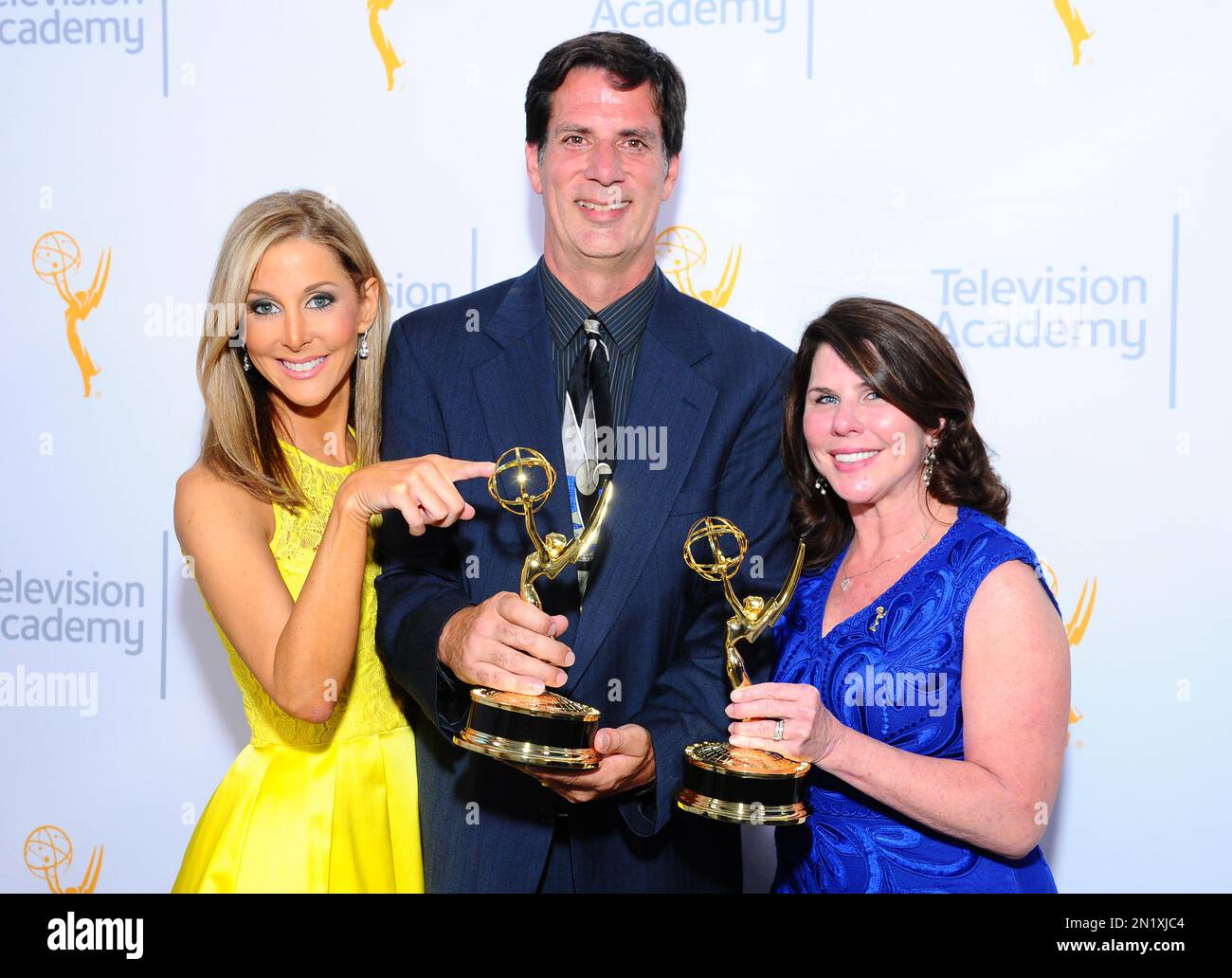 Members of CBS2 Lisa Sigell, from left, Roger Masterton and Gerri ...