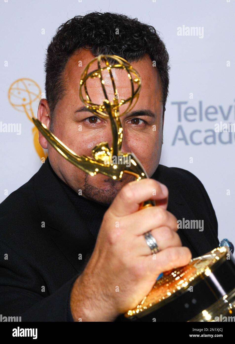 KVEA’s Richard Huerta, winner of the award for outstanding videographer ...