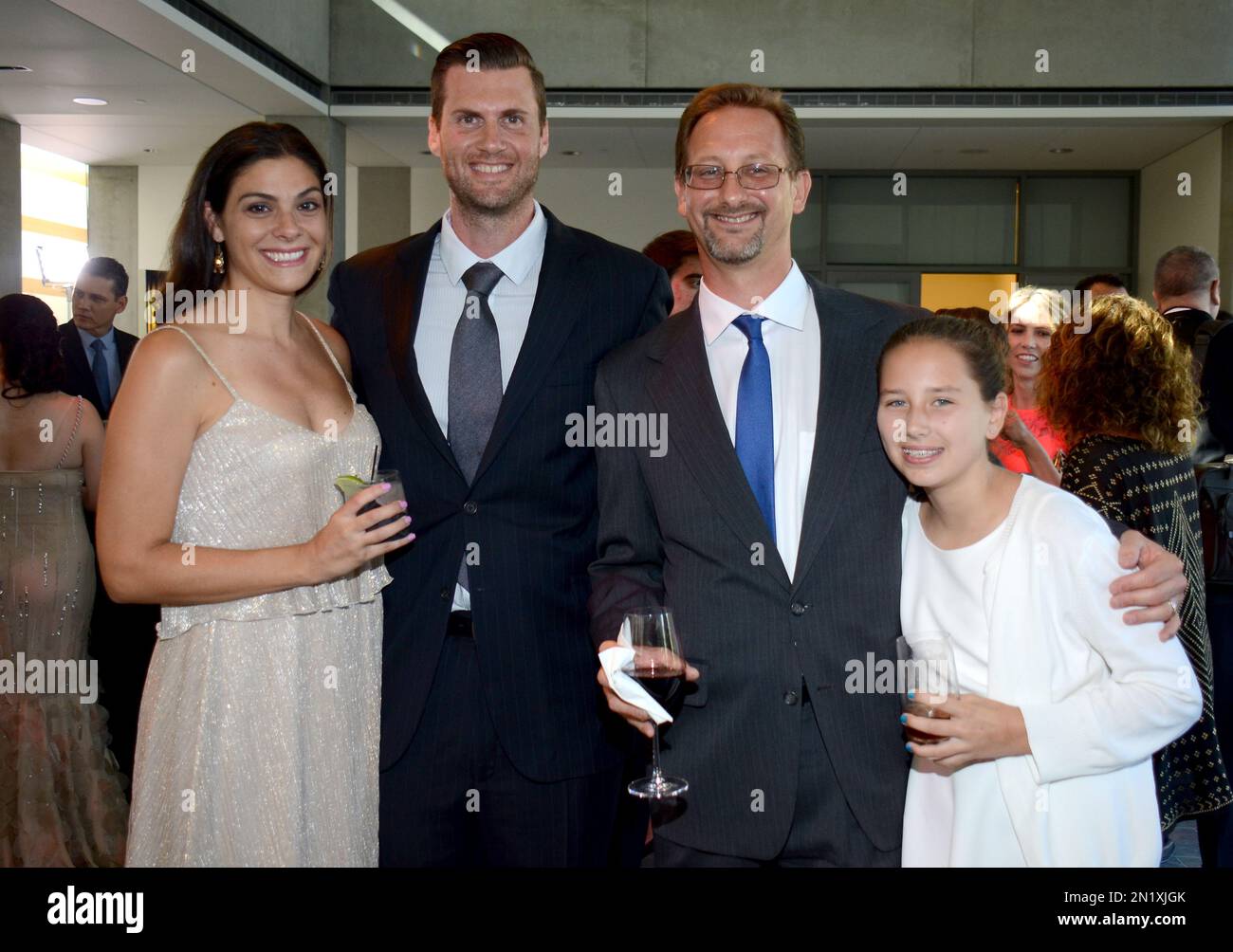 Mary Sobel, and from left, David Sobel, Larry Patin and Sarah Patin ...
