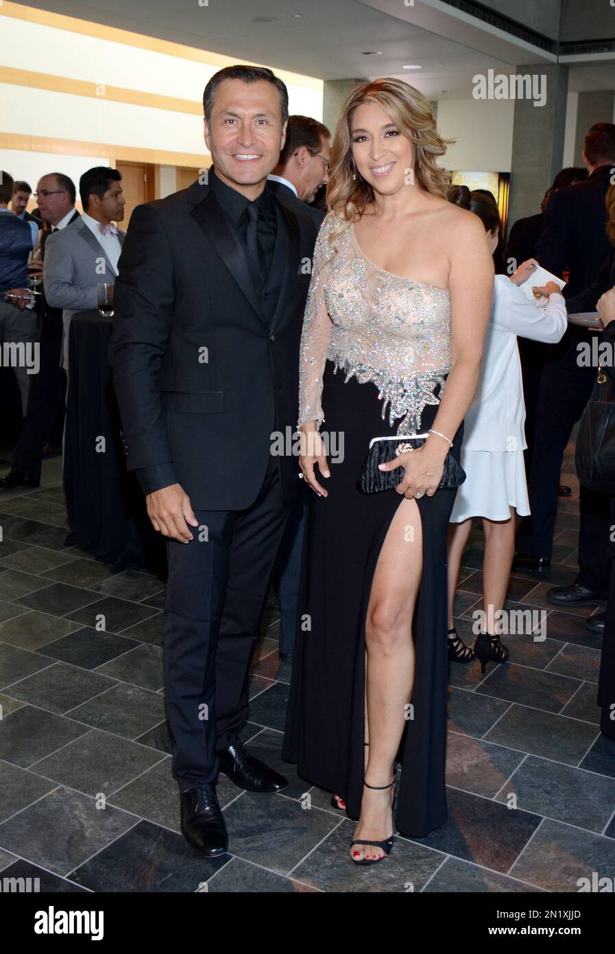 Guillermo Quiroz, left, and Julissa Quiroz attend the 67th Los Angeles ...