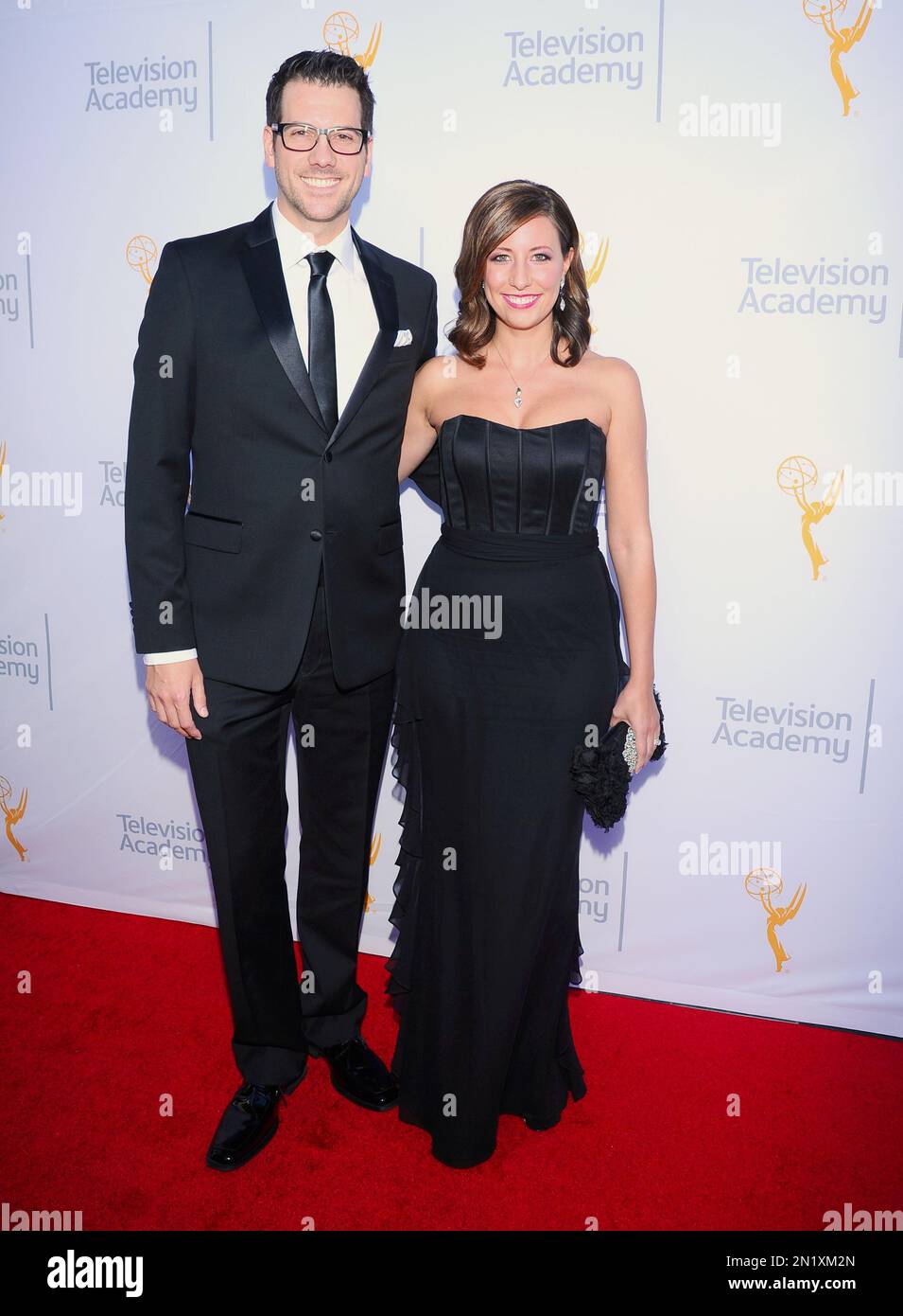 Mike Milinkovic, left, and Brenda Brkusic arrive at the 67th Los ...