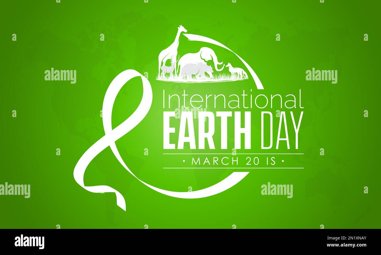 Conservation nature awareness concept banner design of International ...