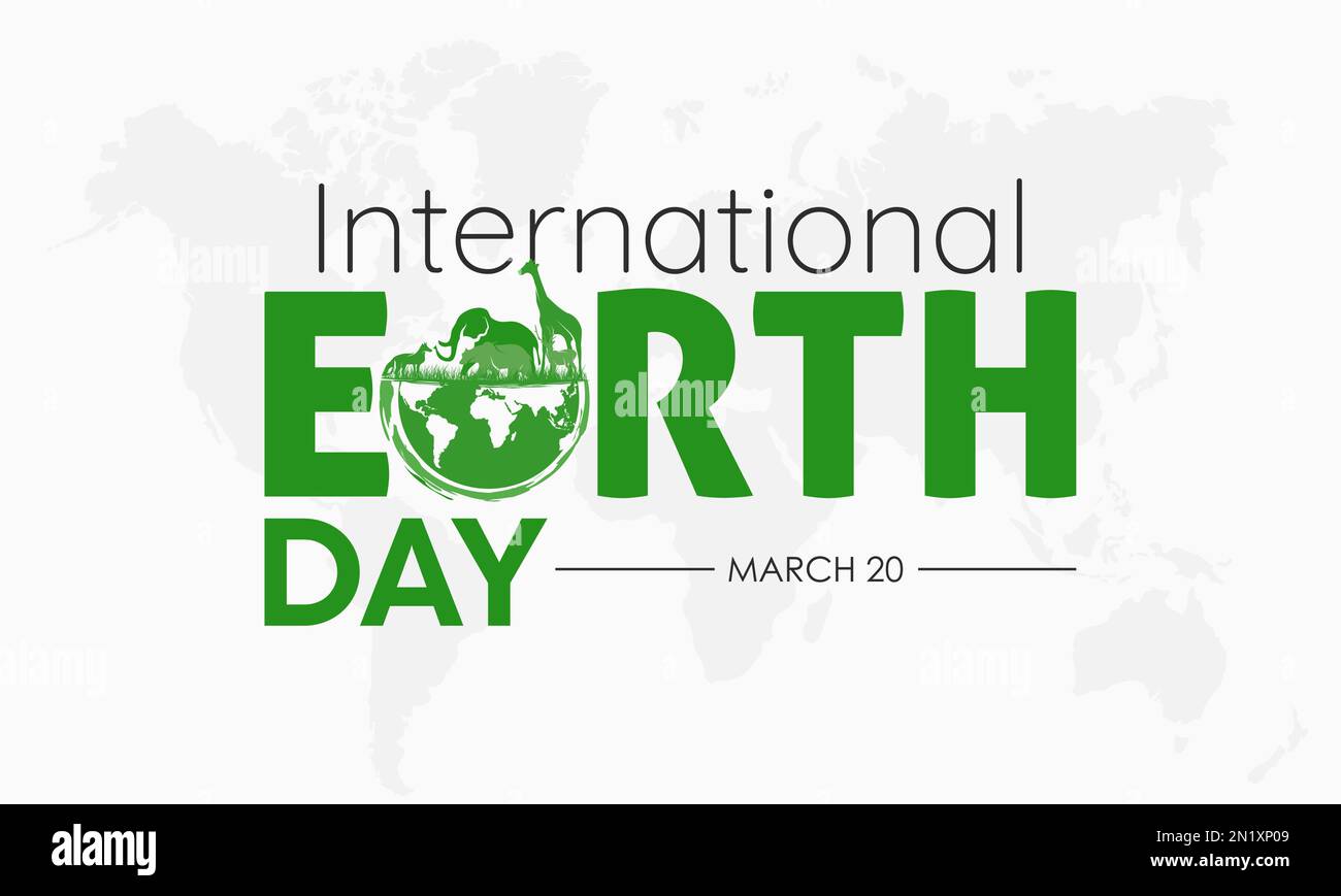 Conservation nature awareness concept banner design of International ...