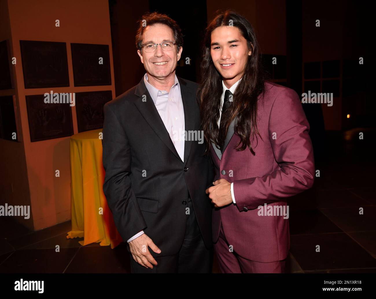 Gary Marsh, left, president and chief creative officer of Disney ...