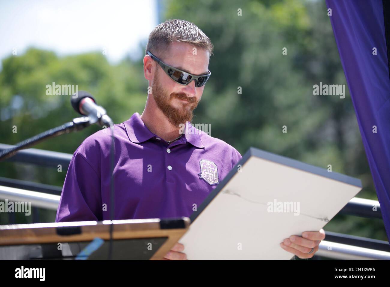 Crown Royal's "Your Hero's Name Here" winner and Brickyard 400 race ...