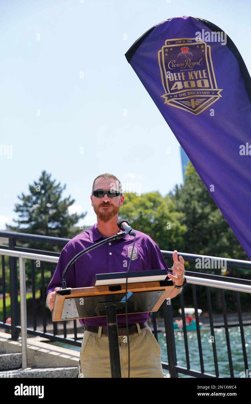 Crown Royal's "Your Hero's Name Here" winner and Brickyard 400 race ...