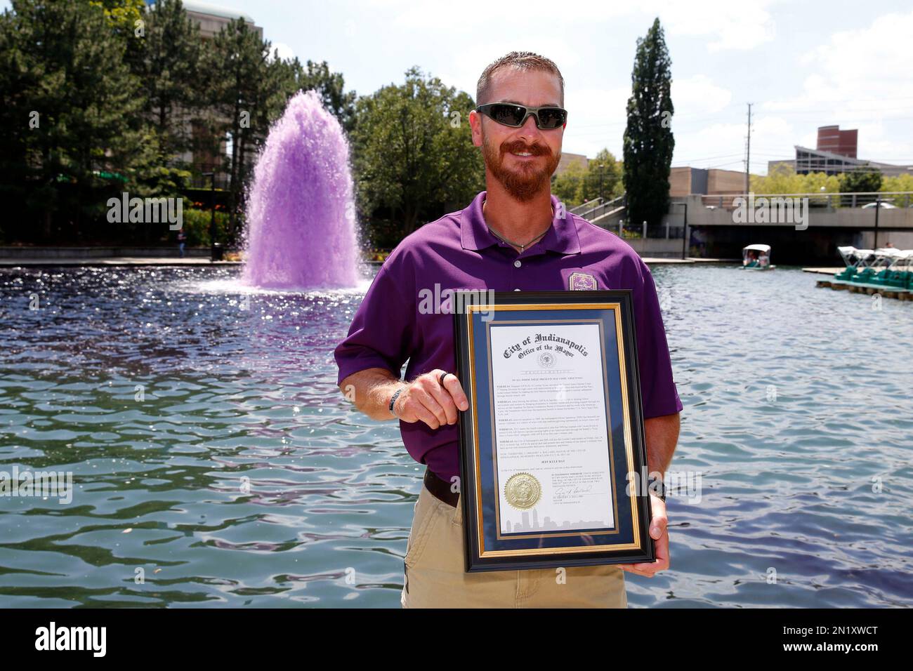 Crown Royal's "Your Hero's Name Here" winner and Brickyard 400 race ...