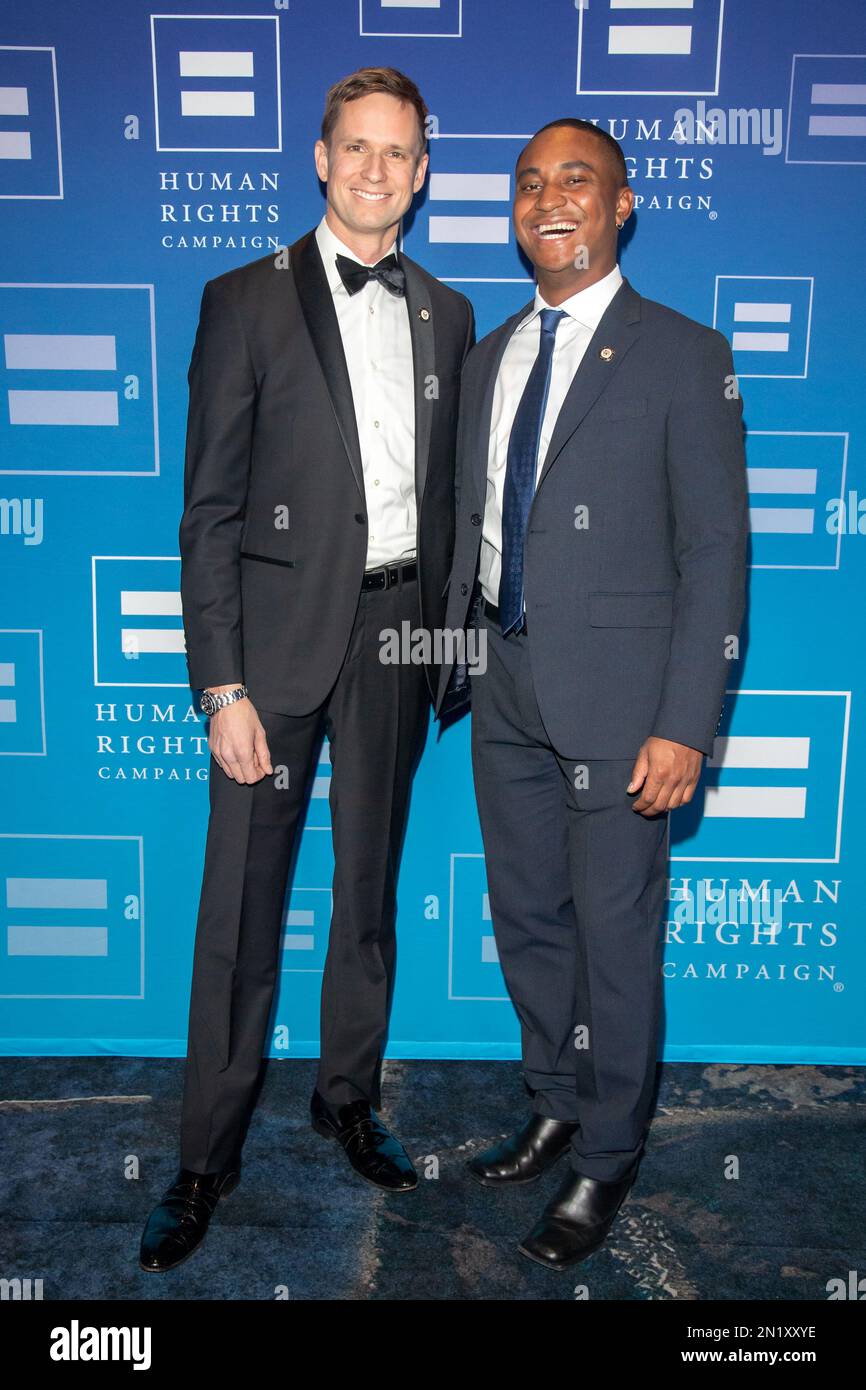 Erik Bottcher and Chi Ossé attend Human Rights Campaign 2023 Greater ...
