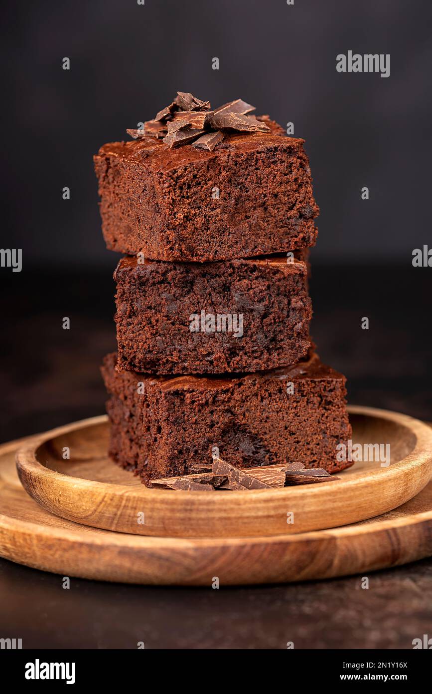 Macro food photography of brownie, dessert, bake, bakery, baking ...