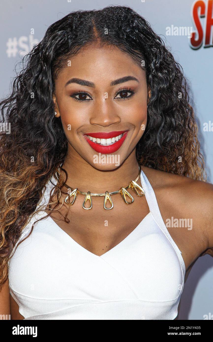 Ariane Andrew (AKA Cameron Lynn) attends the "Sharknado 3: Oh Hell No ...