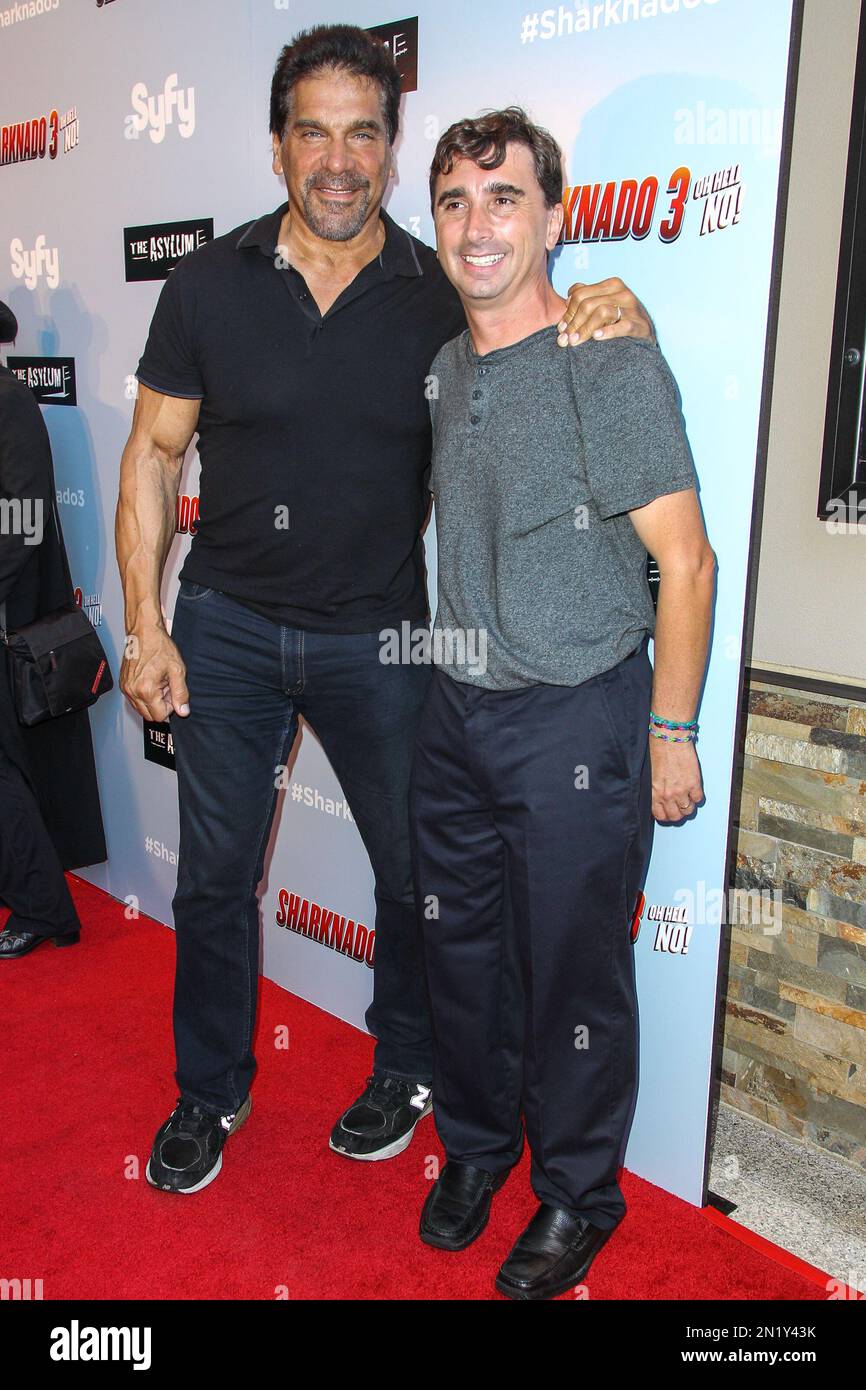 Lou Ferrigno, left, and director Anthony C. Ferrante attend the ...