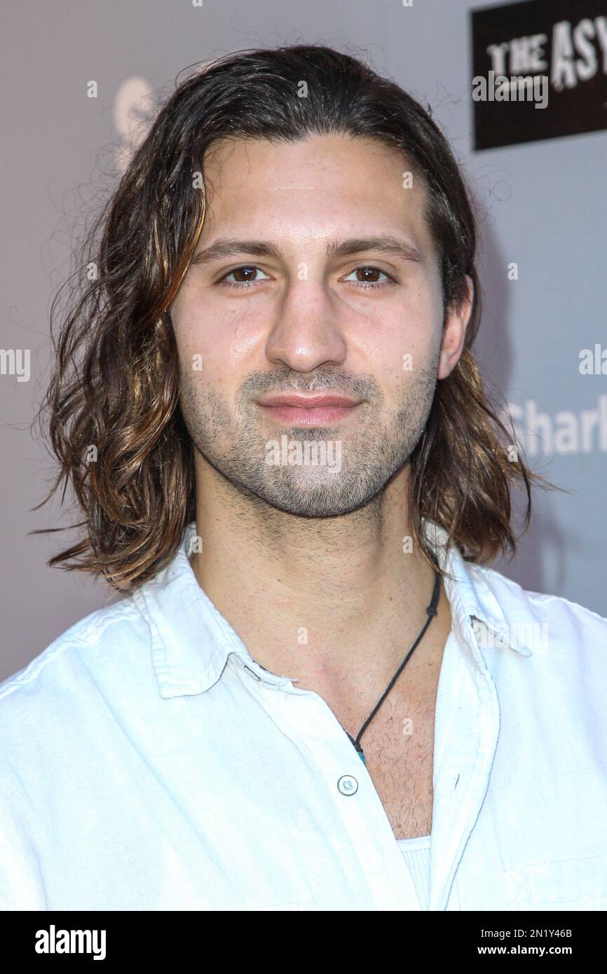 Adam Bucci attends the "Sharknado 3: Oh Hell No!" premiere at iPic ...
