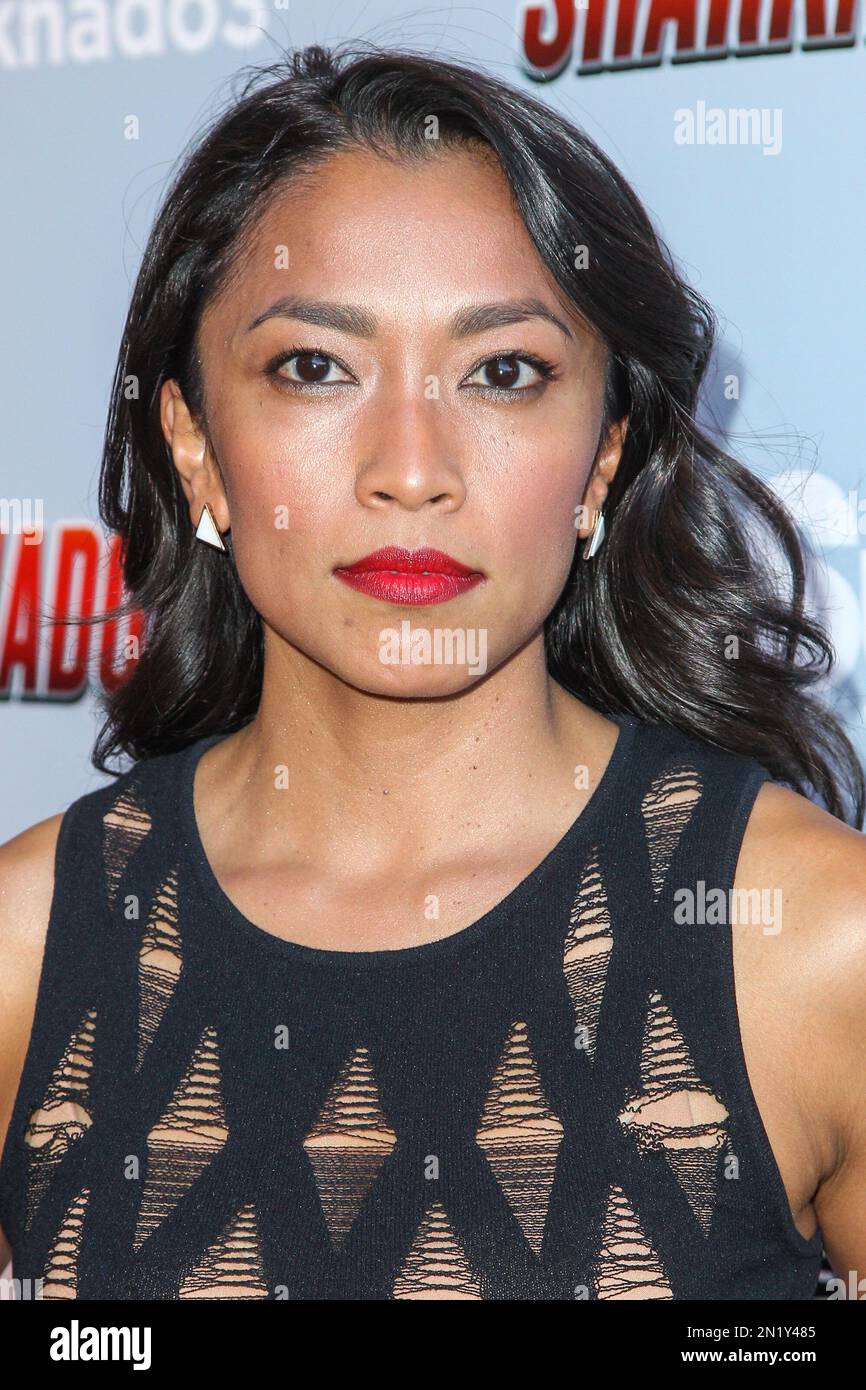 Pisay Pao attends the "Sharknado 3: Oh Hell No!" premiere at iPic ...