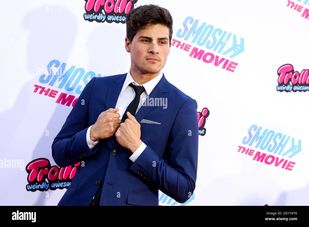 Anthony Padilla arrives at the LA Premiere of "Smosh: The Movie" at ...