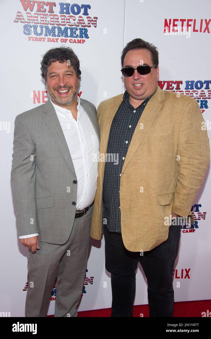Jonathan Stern, left, and Peter Principato attend the premiere of ...