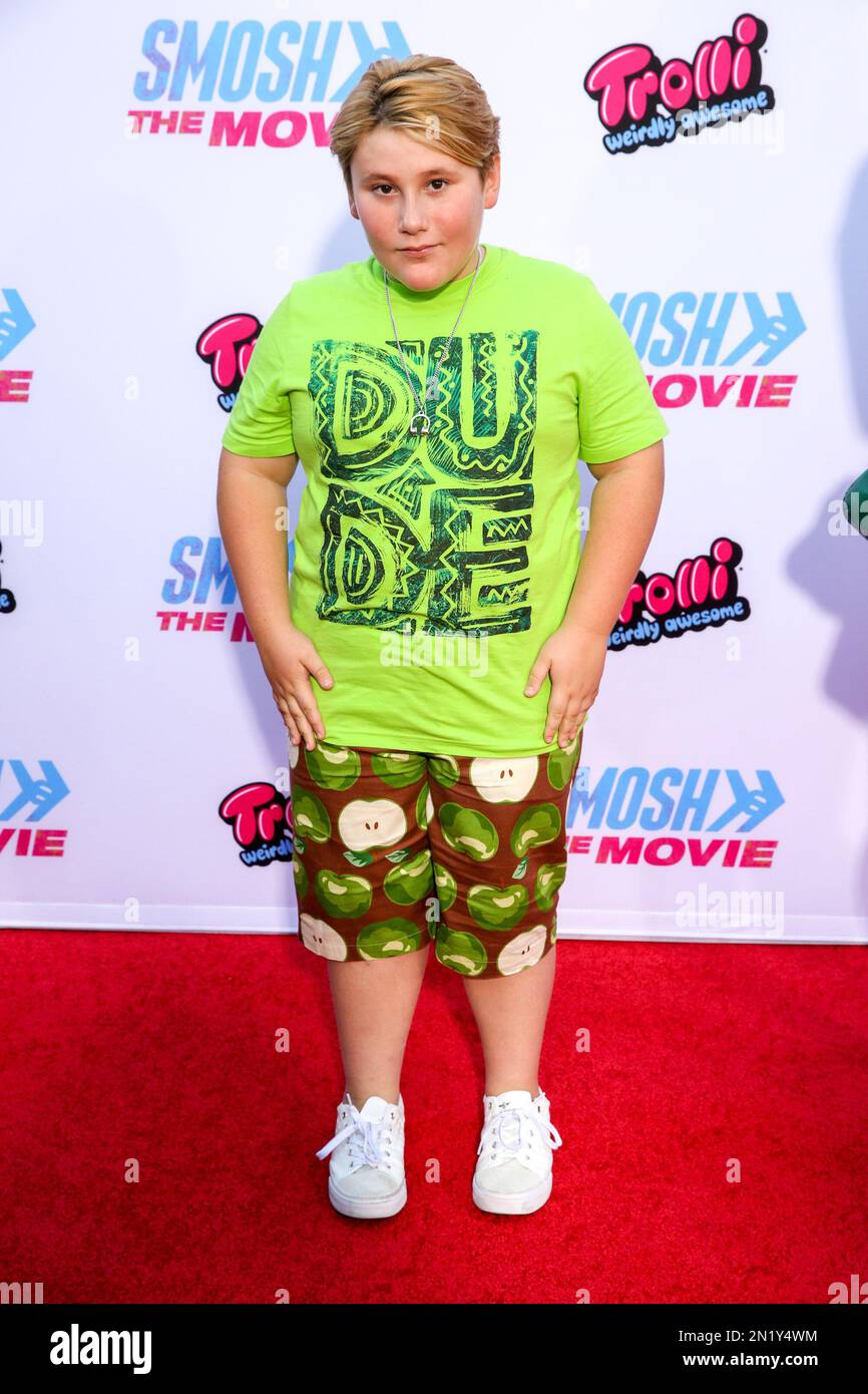 George Dalton arrives at the LA Premiere of "Smosh: The Movie" at ...