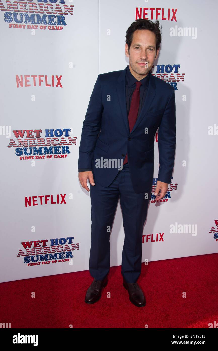 Paul Rudd attends the premiere of Netflix's new original series, "Wet ...