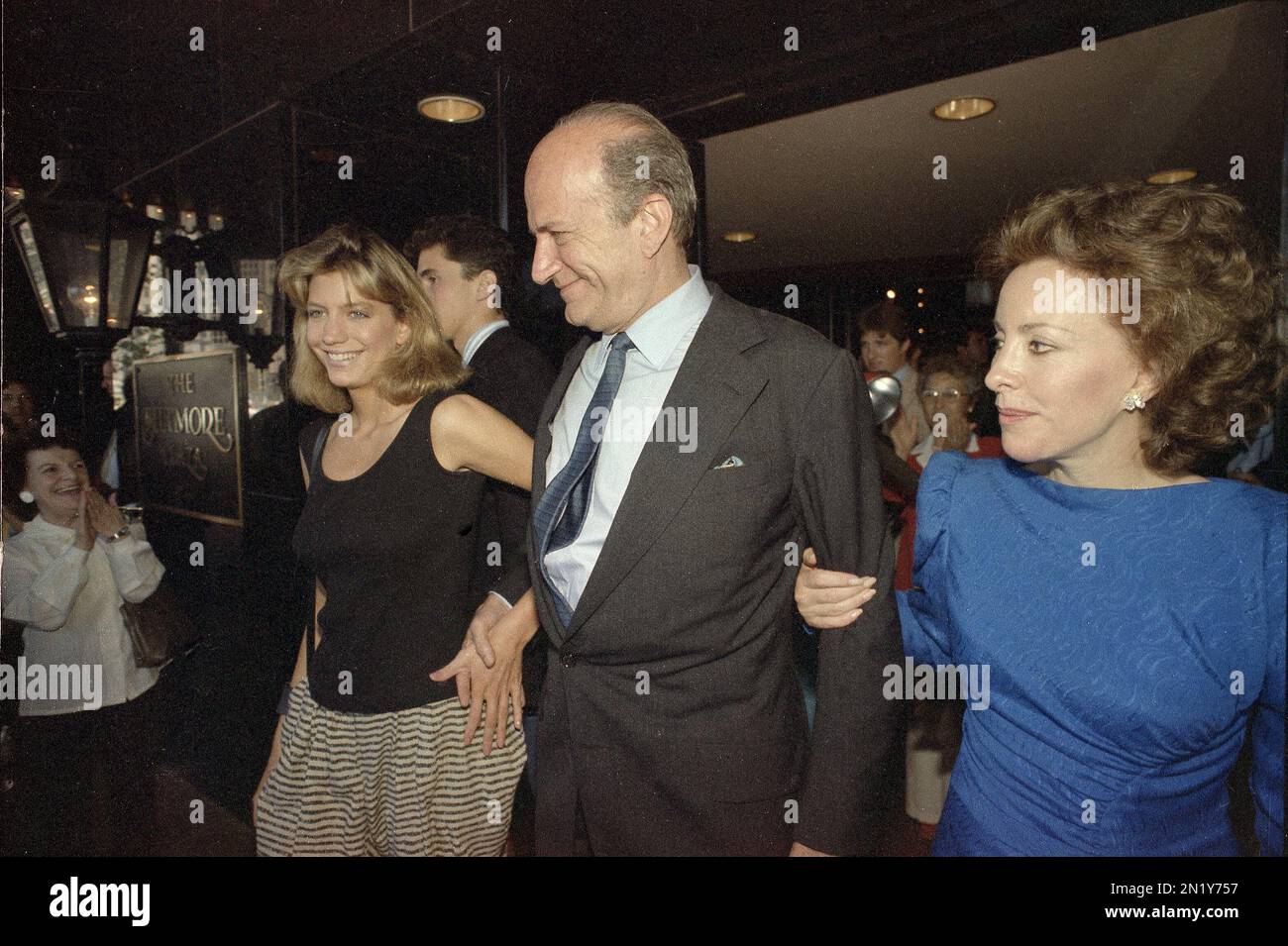 Claus von Bulow is pictured with his daughter Cosima, left, and his ...