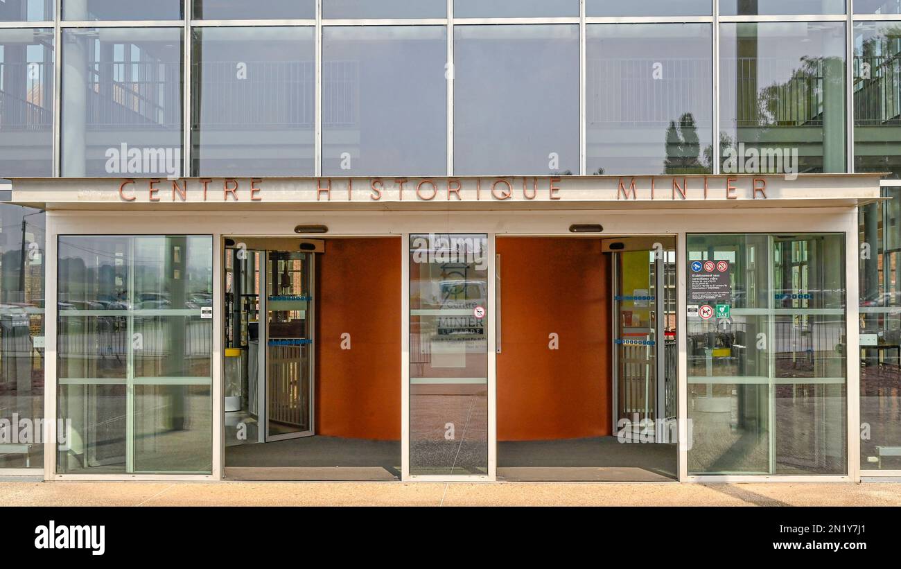 The entrance of France's largest mining museum, the Centre Historique ...
