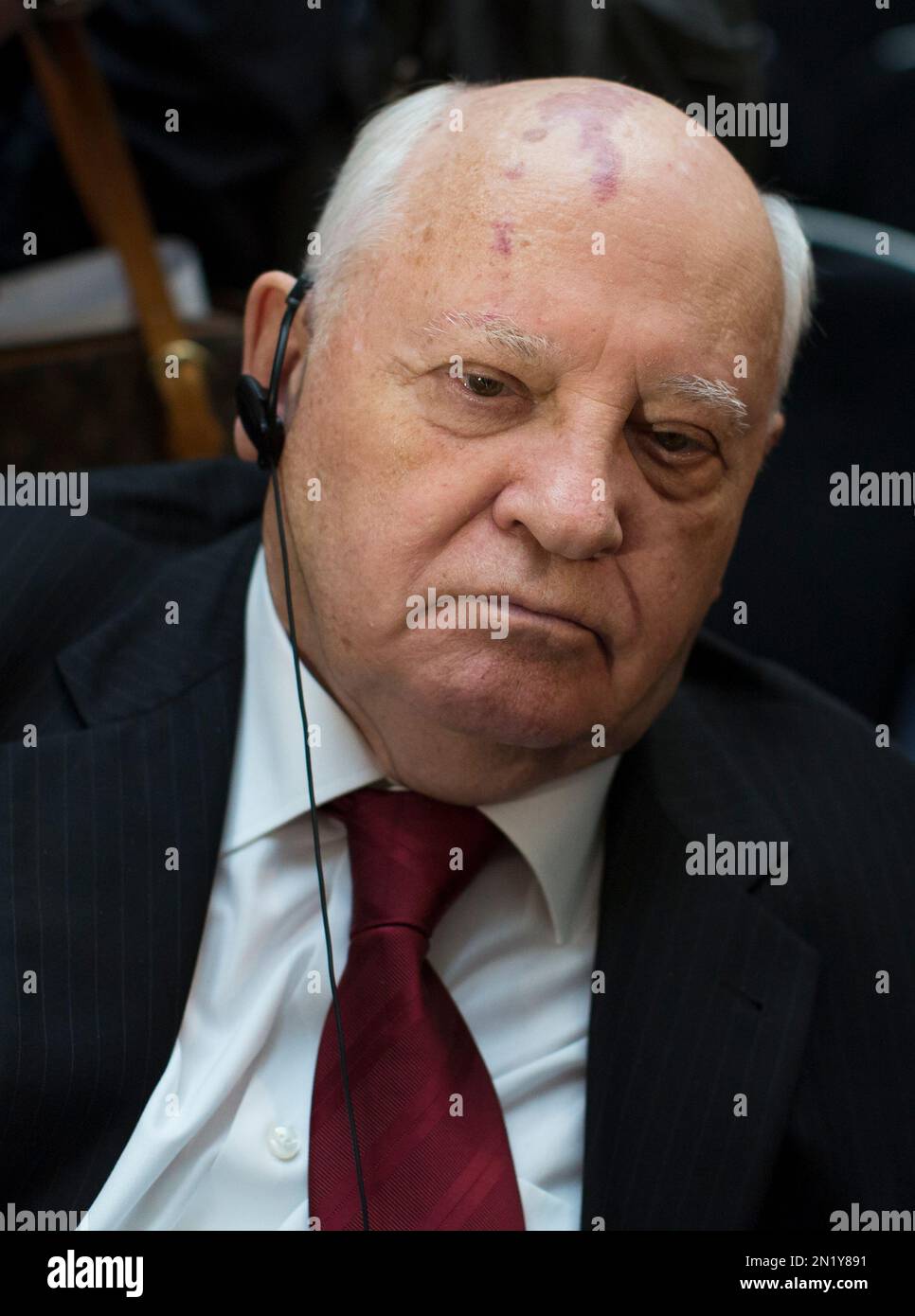Former Soviet President Mikhail Gorbachev attends Russian and German ...