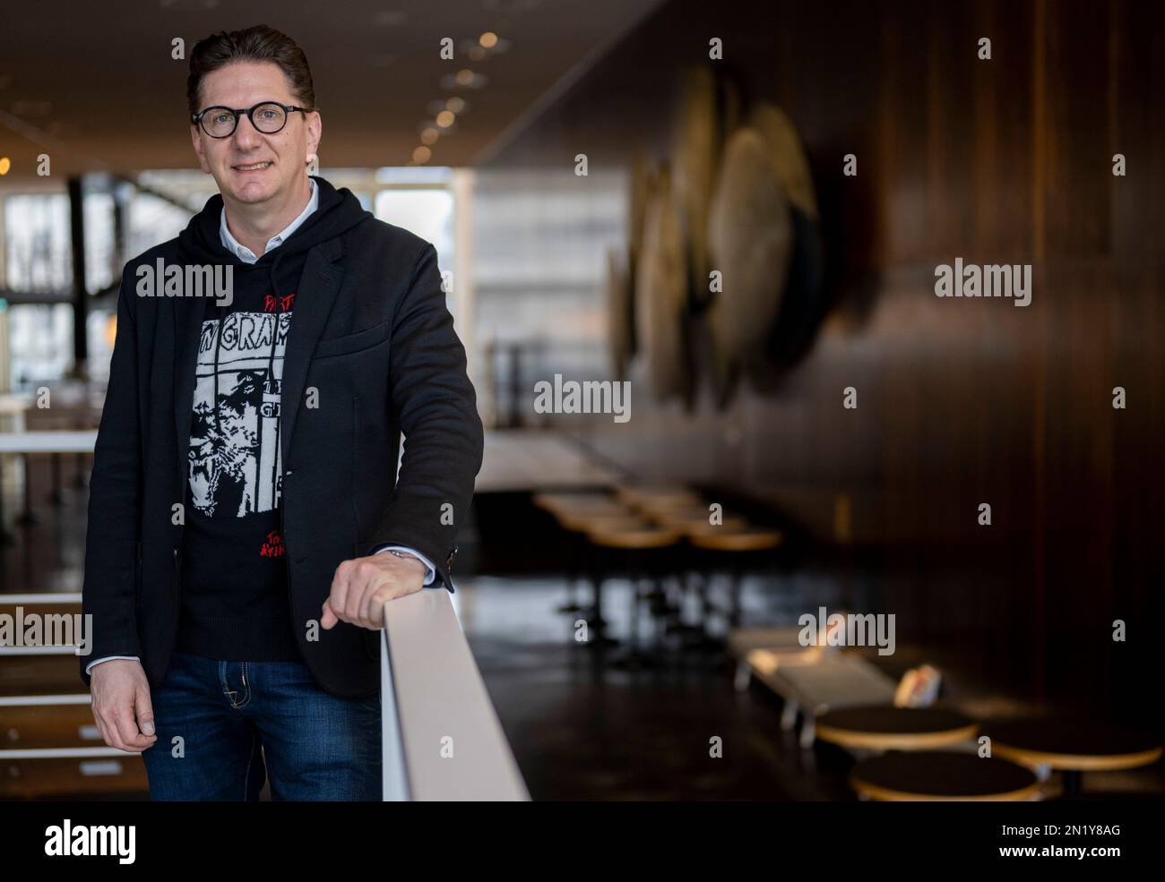 Berlin, Germany. 06th Feb, 2023. Aviel Cahn, the future artistic director of the Deutsche Oper ...