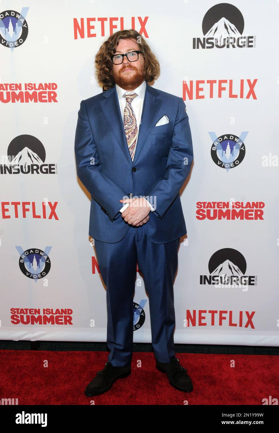 Actor Zack Pearlman poses on the red carpet at the premiere of the ...