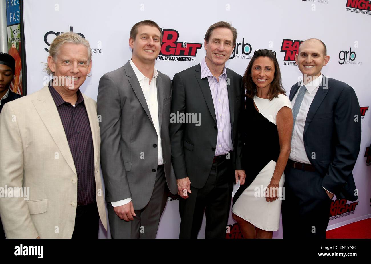 GRB Entertainment's Michael Branton, from left, Steven Montgomery, Gary ...