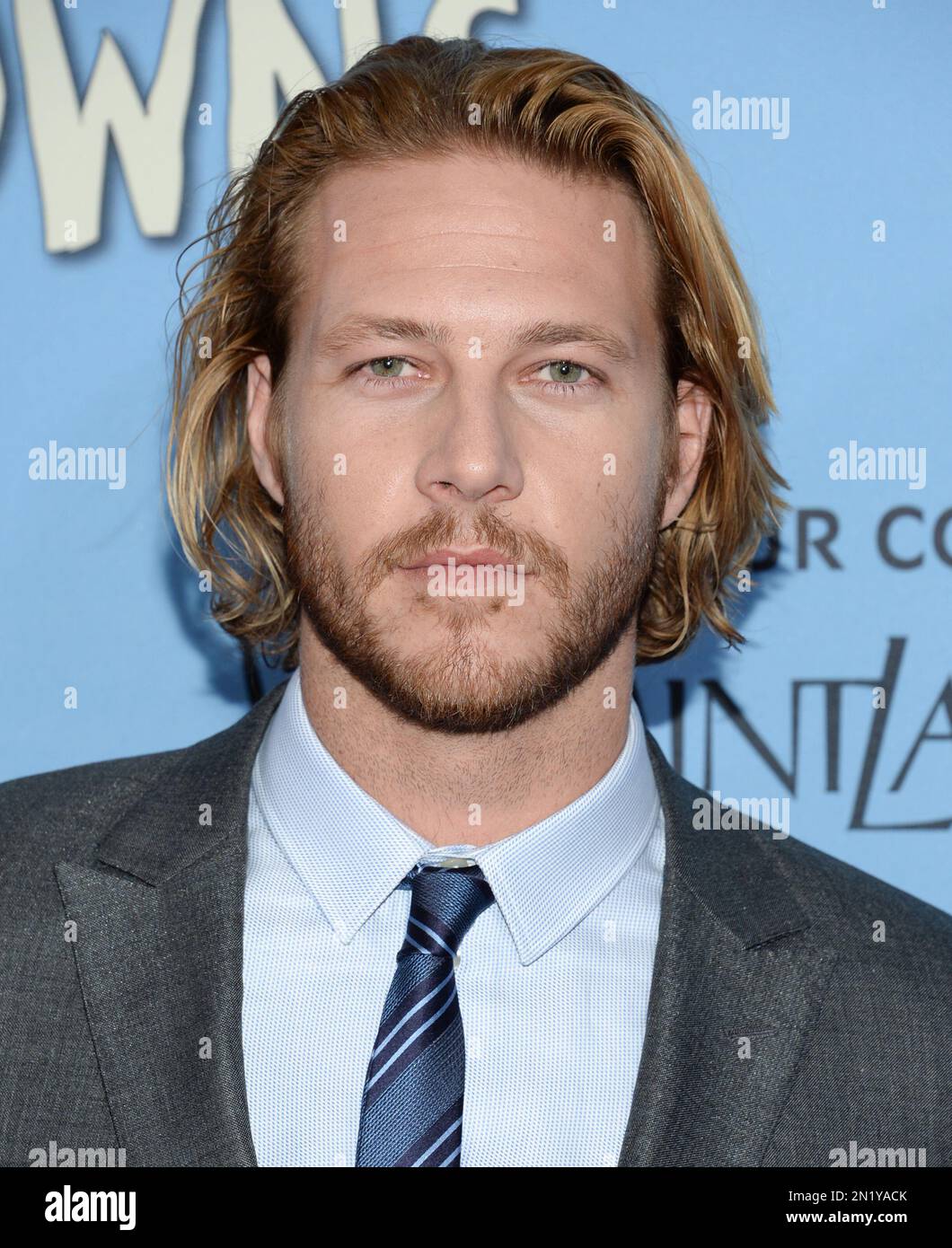 Actor Luke Bracey attends the premiere of "Paper Towns" at AMC Loews ...