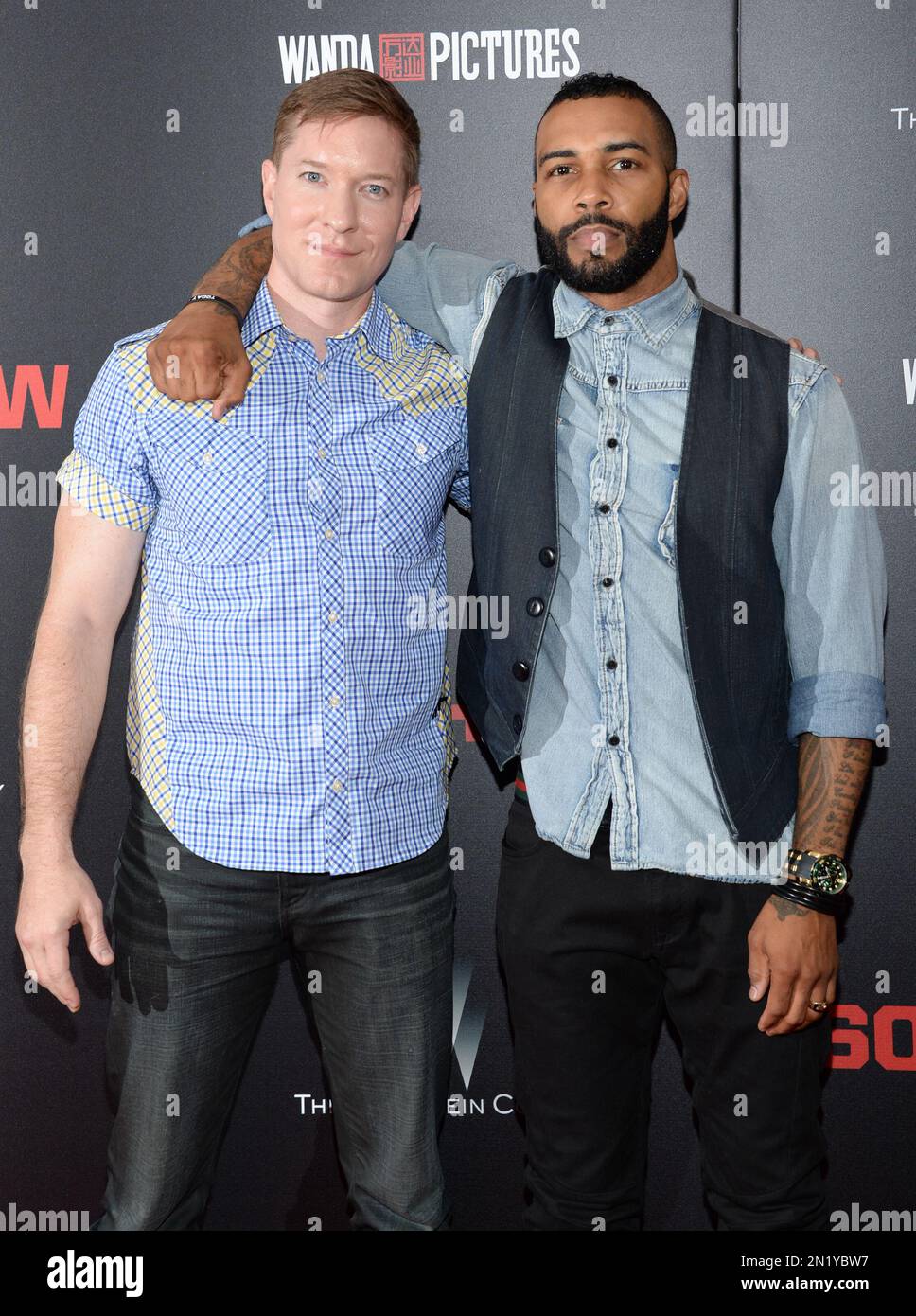 Joseph Sikora, left, and Omari Hardwick attend the premiere of ...